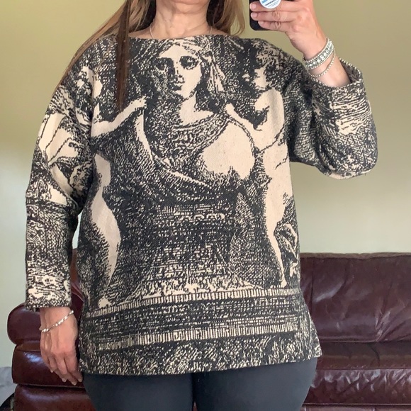 Tops | Tapestry Is In Vintage Art Exhibit Tapestry Shirt | Poshmark